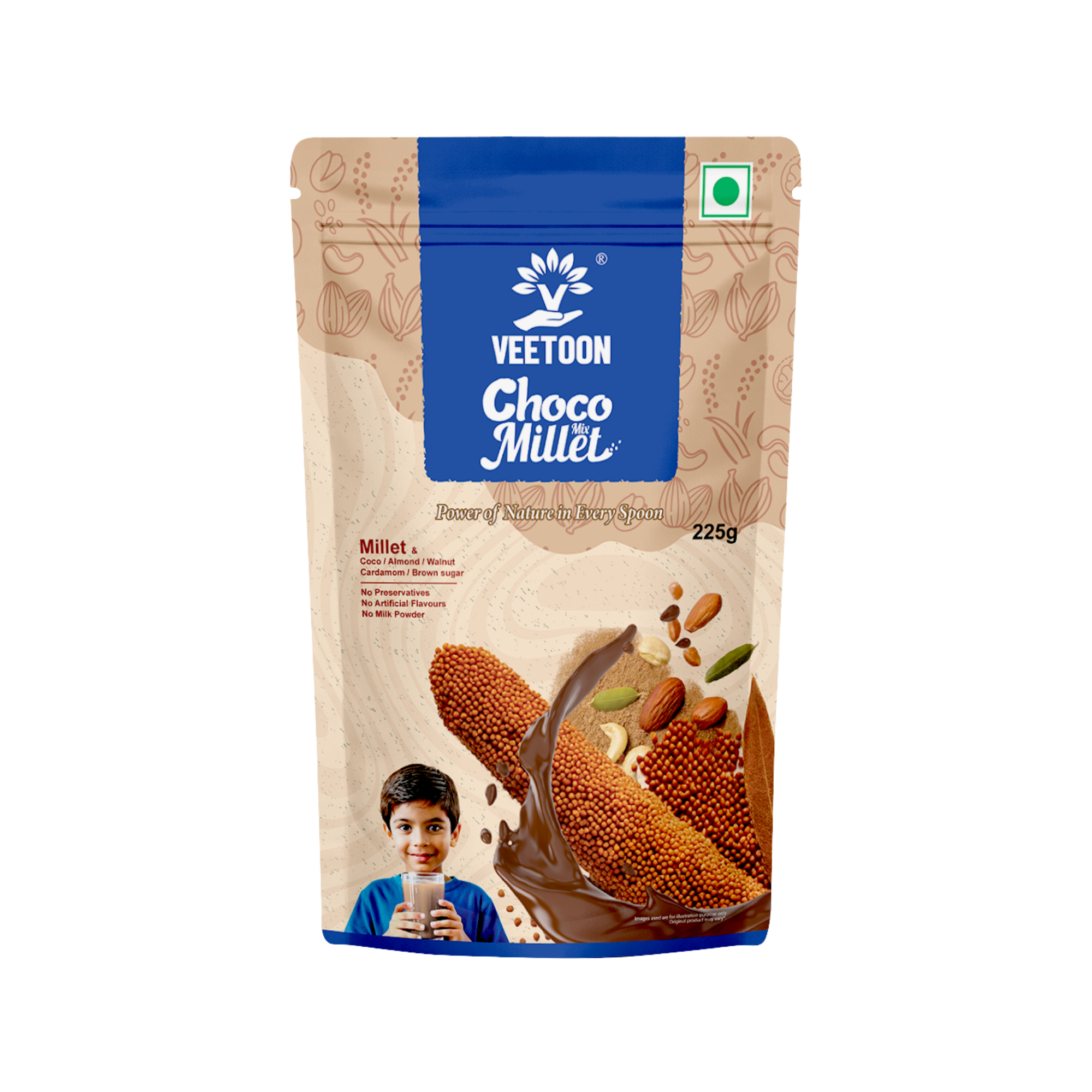 Choco Mix Millet - Ragi Choco Malt – Veetoon